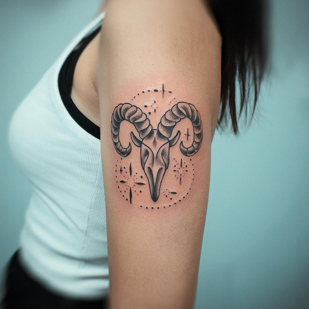 Aries Woman Arm Tattoo Ideas - TheReadingTub