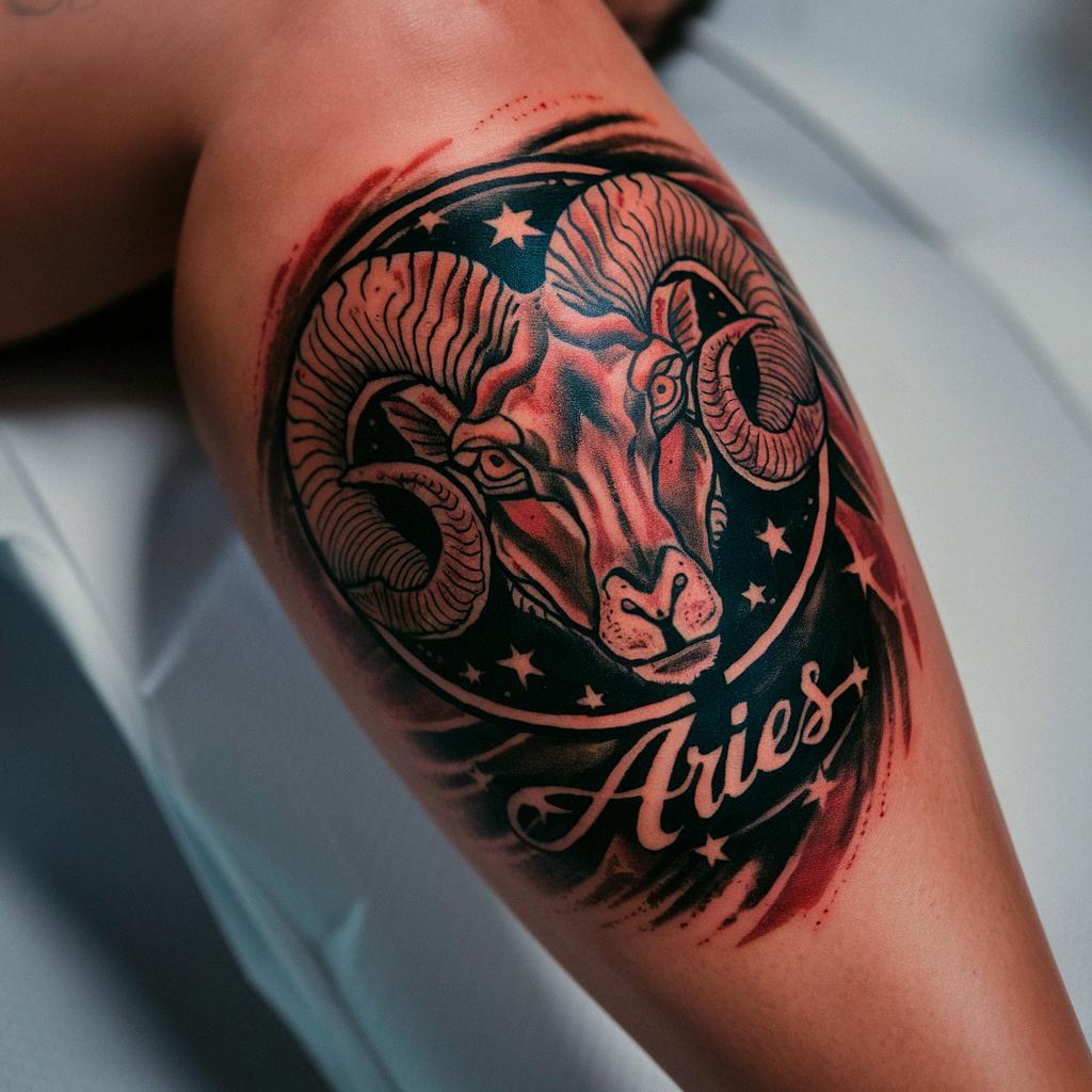 Best Aries Woman Leg Tattoo Ideas - TheReadingTub