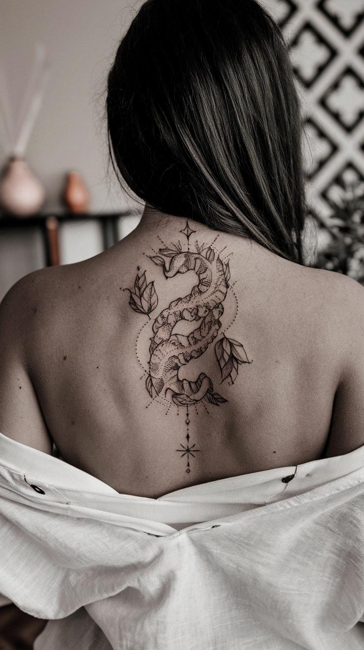 Cancer Woman Back Tattoo Ideas - TheReadingTub
