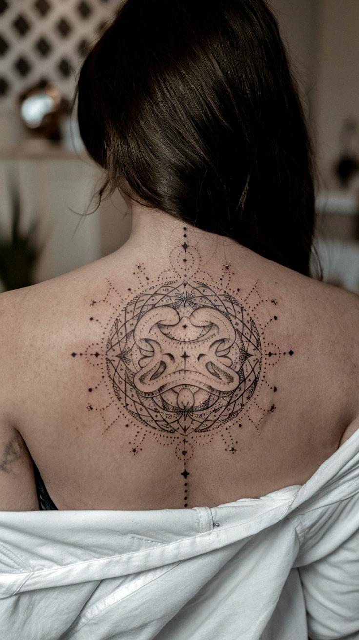 Cancer Woman Back Tattoo Ideas - TheReadingTub