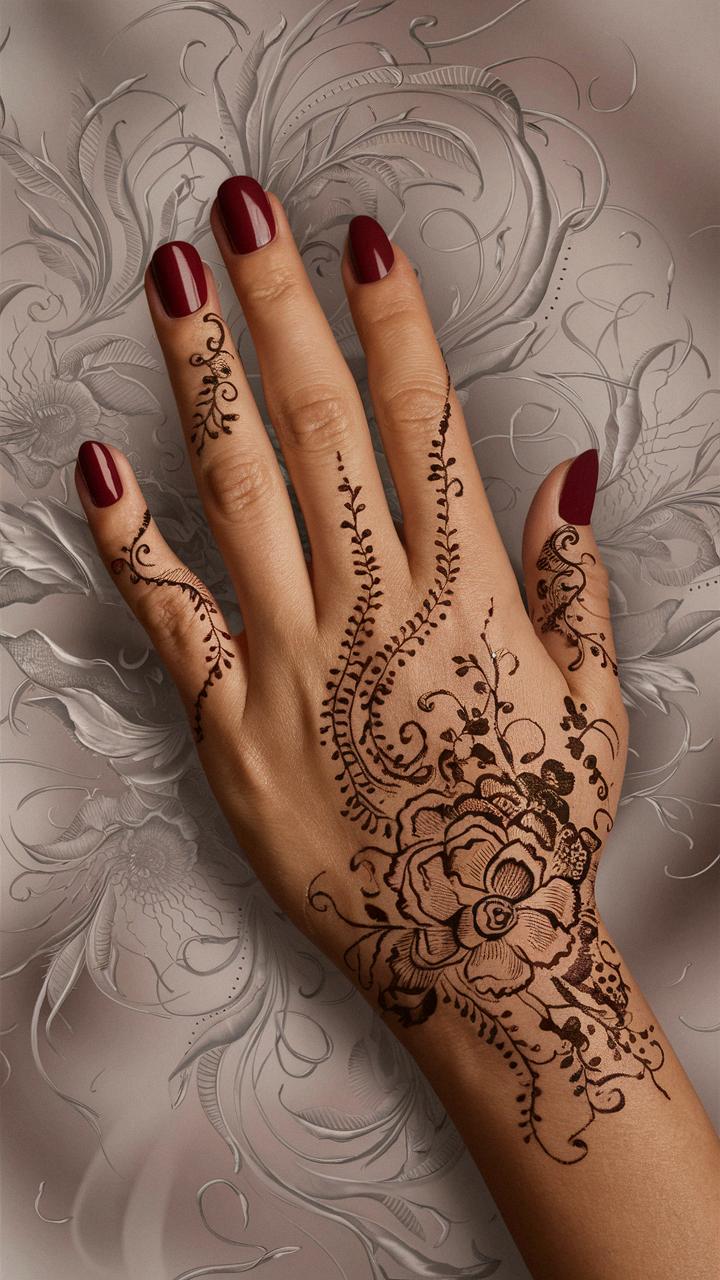 26 Stunning Henna Tattoo Ideas - TheReadingTub