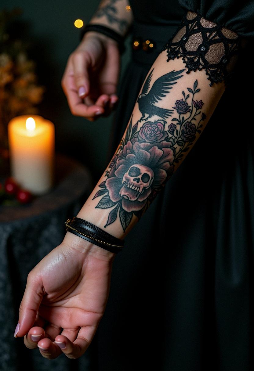 Bold Goth Tattoos For Unique Ink - TheReadingTub